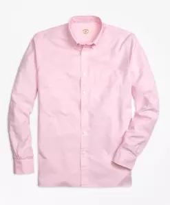 ვარდისფერი პერანგი მამაკაცის Brooks Brothers