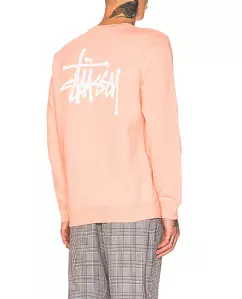 Pink Stussy Sweater