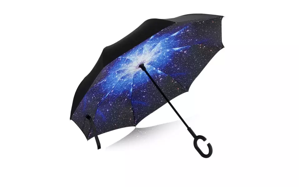 Denne vendbare paraplyen fra Smart-Brella vil ikke