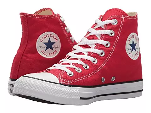 Kasut USA merah putih biru kasut sukan olimpik zappos converse chuck taylor all star core hi