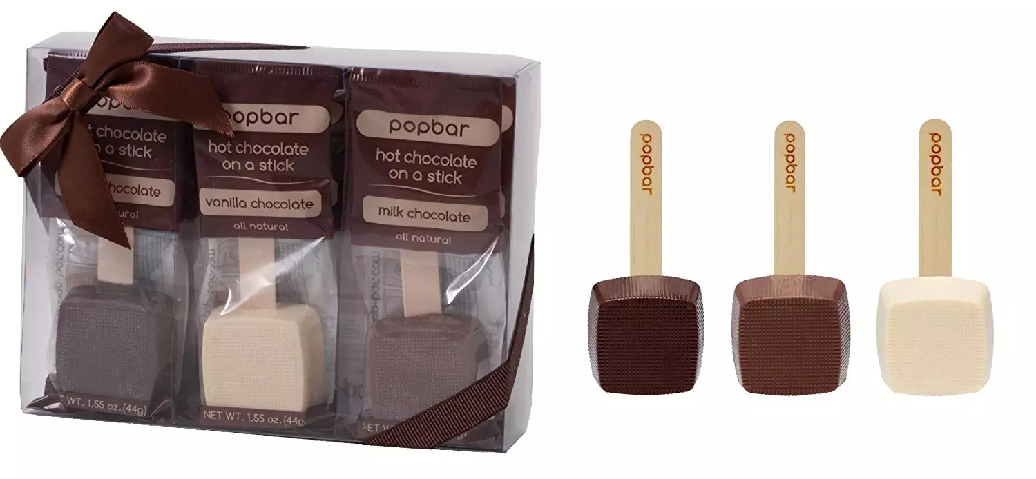 ცხელი შოკოლადი ჯოხზე - 3 შეკვრა მრავალფეროვანი სასაჩუქრე ყუთი Popbar-ისგან