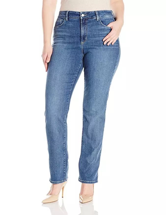 plus size jeans vrouwen best verkopende paren amazon nydj marilyn rechte pijp