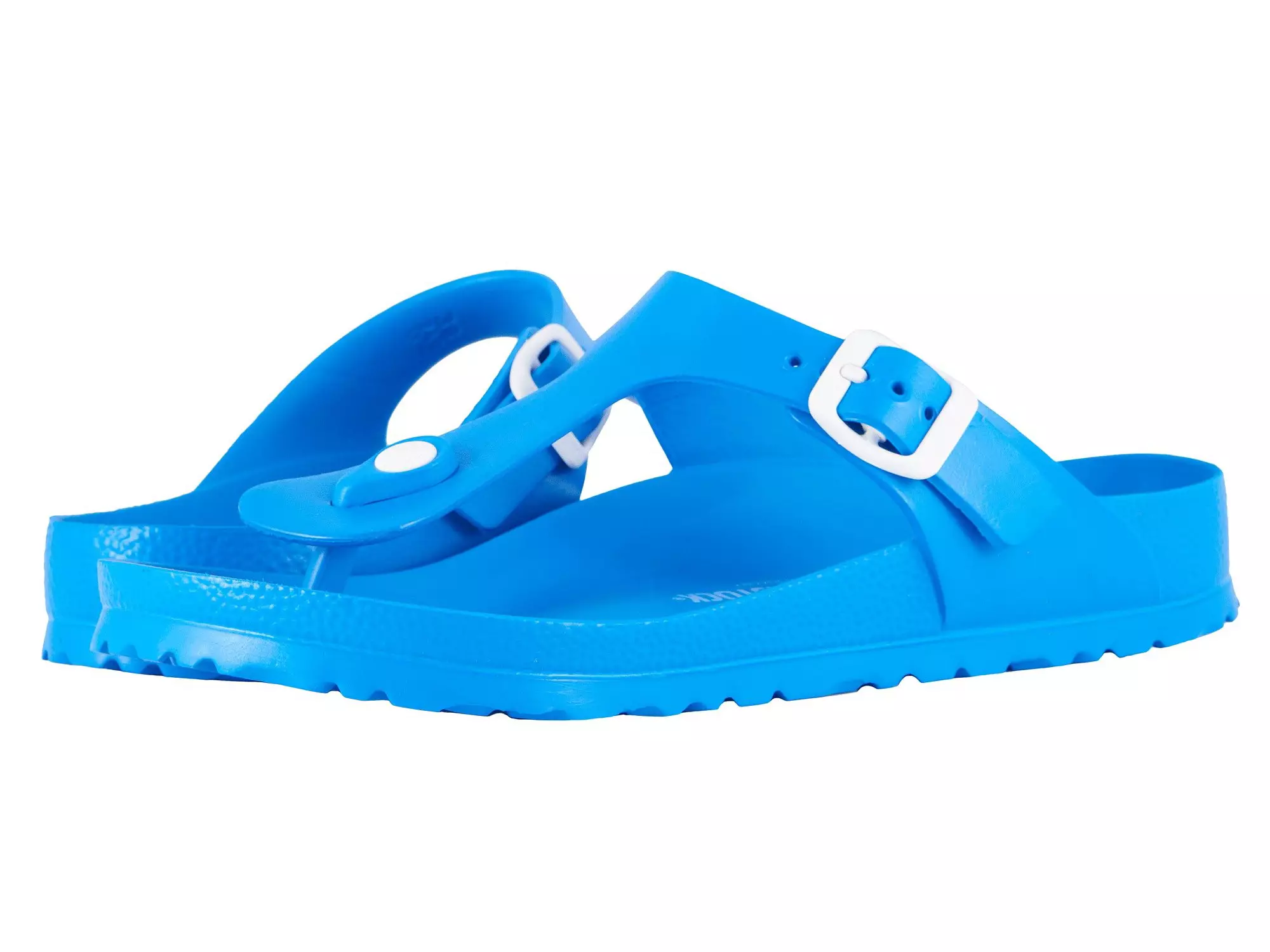 blue birkenstocks