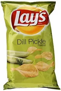 Lay's Dill Pickle Flavored Chips