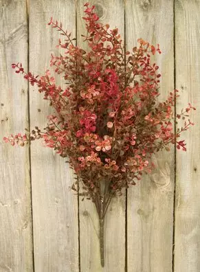 flores artificiais melhores arranjos arbusto de capim-pimenta falso de seda
