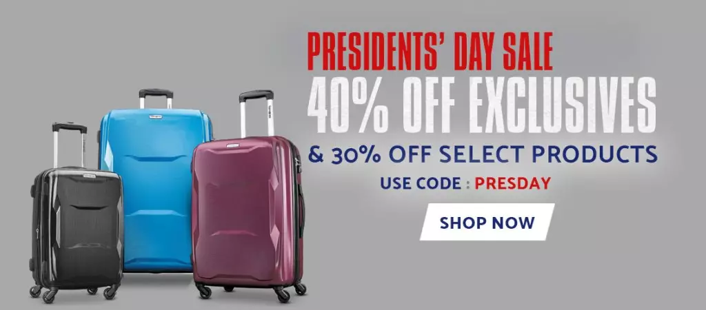 samsonite president's day sale