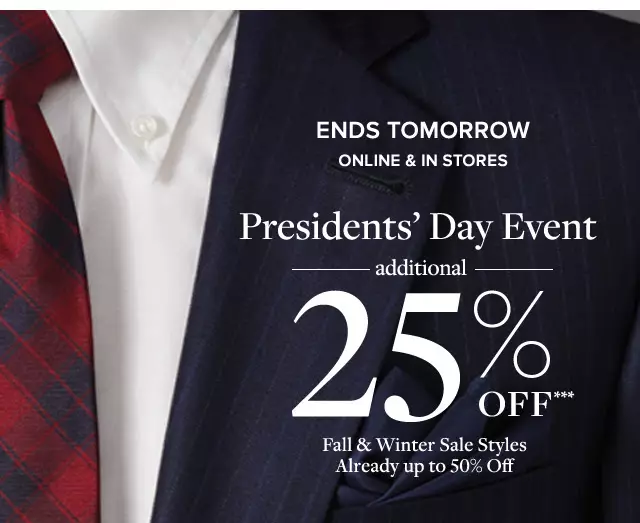 brooks brothers presidents day sale