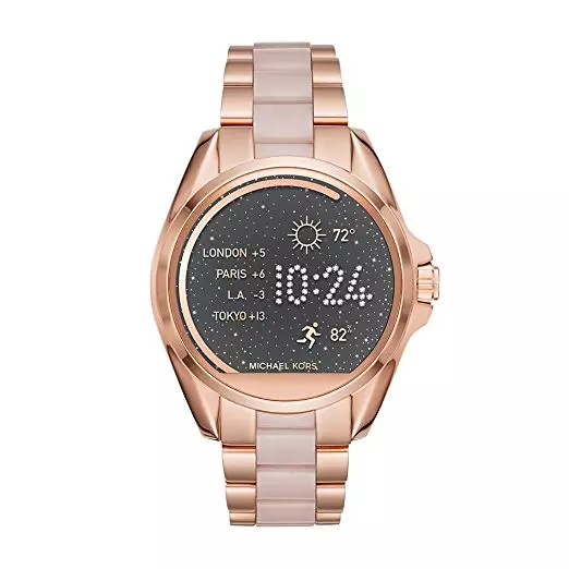 idea hadiah ulang tahun 10 hadiah terbaik untuk wanita jam tangan pintar michael kors bradshaw rose gold