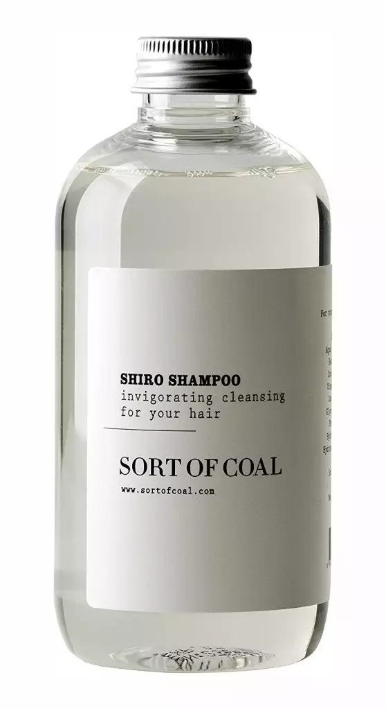 shampoo per capelli al carbone