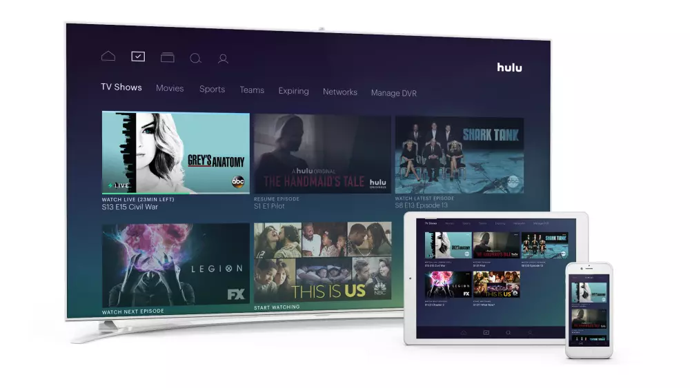 stream live tv på hulu