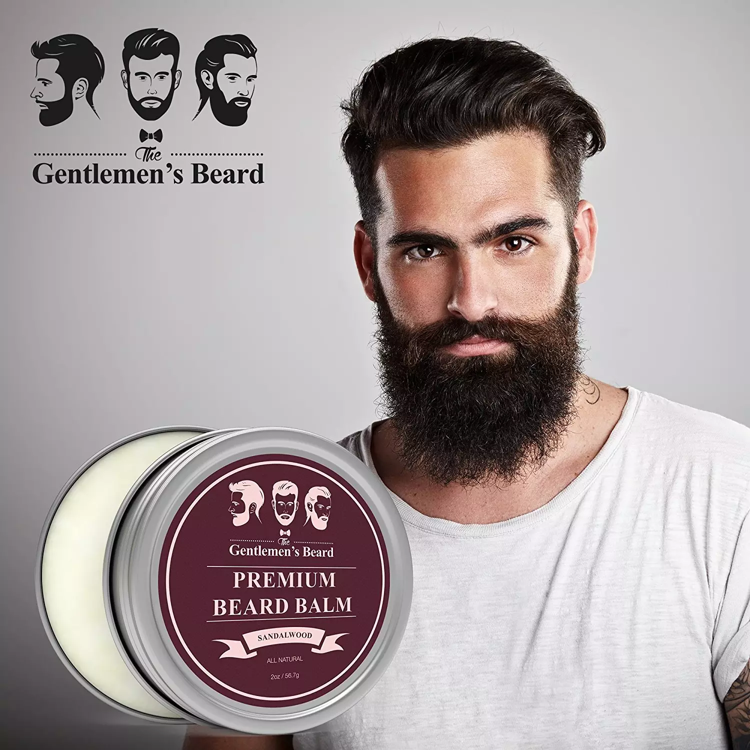 Bálsamo para barba de sándalo The Gentlemen's Beard