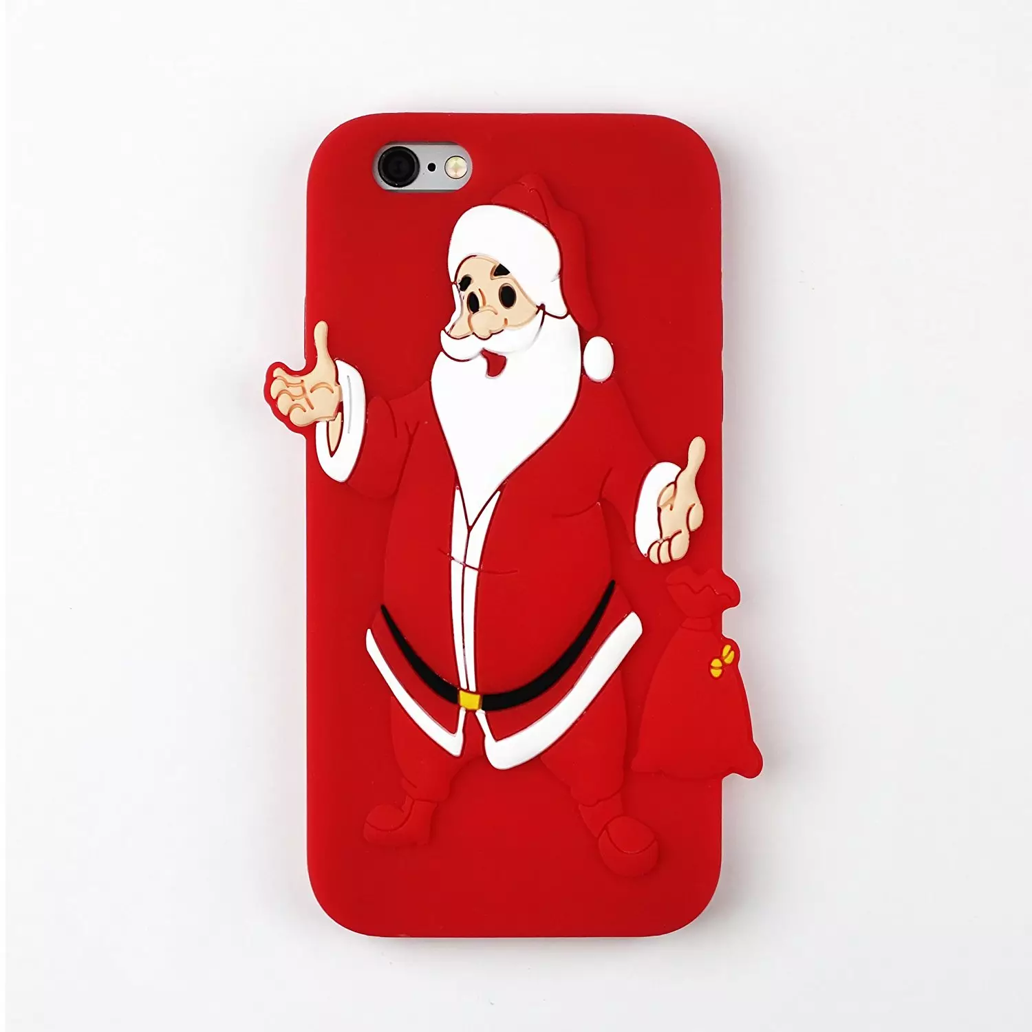 Kasus telpon Natal 3D Santa Iphone 6