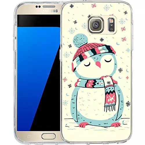Christmas xov tooj rooj plaub zoo tshaj plaws penguin Samsung Galaxy S7