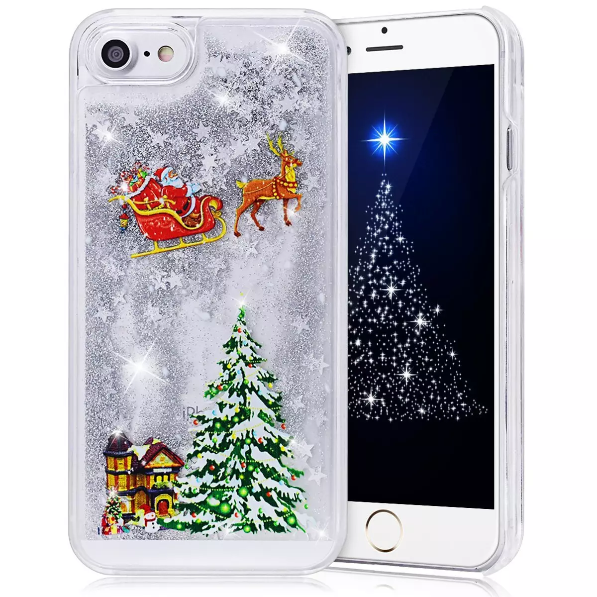 Божиќна футрола за телефон најдобар iphone 7 гел