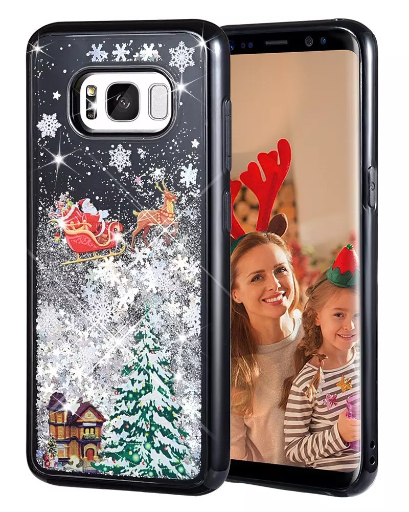 Christmas телефон капкагы мыкты Galaxy S8 Plus