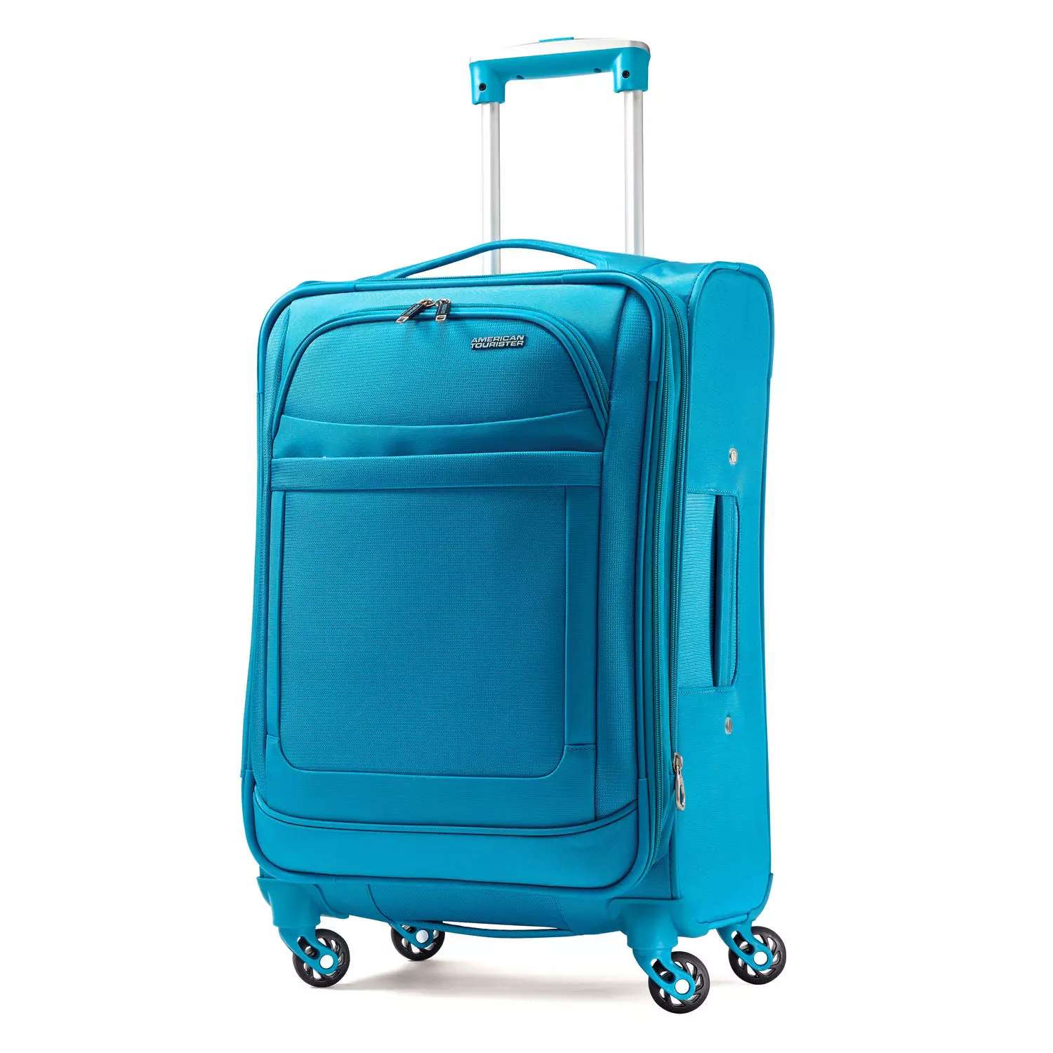 bagagem brilhante como nunca perder mala blue rolling turista americano