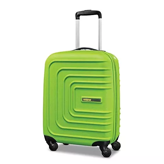 bagagem brilhante como nunca perder mala verde turista americano ilite