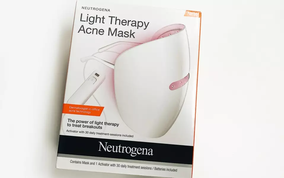 Neutrogena Light Therapy කුරුලෑ මාස්ක් සමාලෝචනය