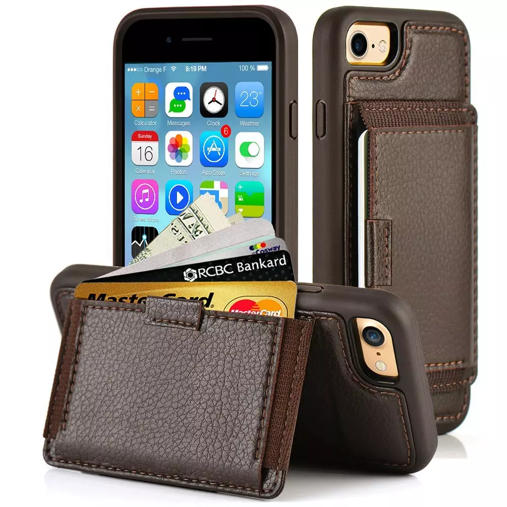 ZVE Kickstand Wallet Case