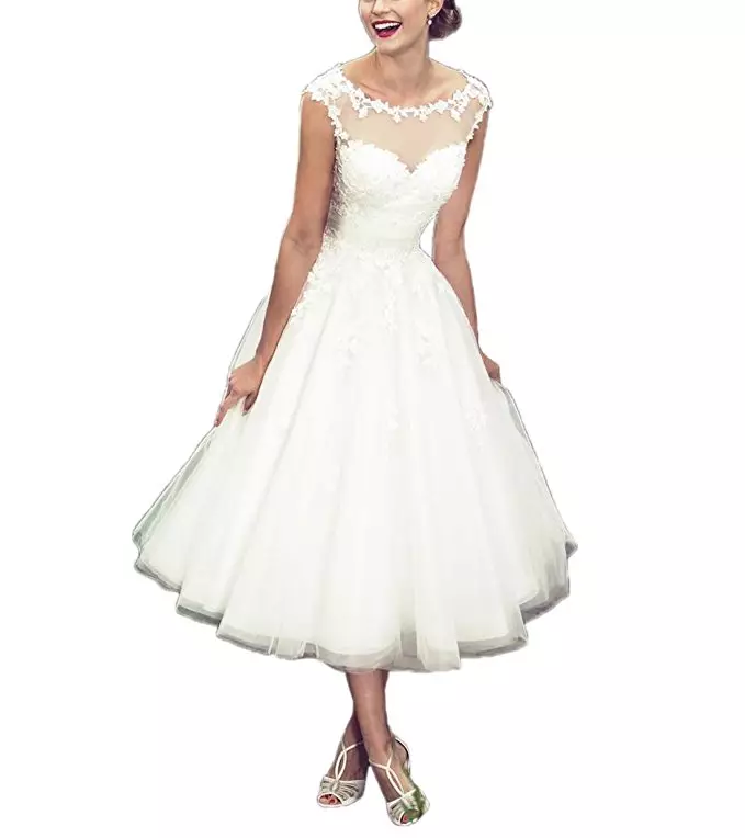gaun pengantin murah gaun pengantin terbaik amazon bawah $200 pendek vintaj