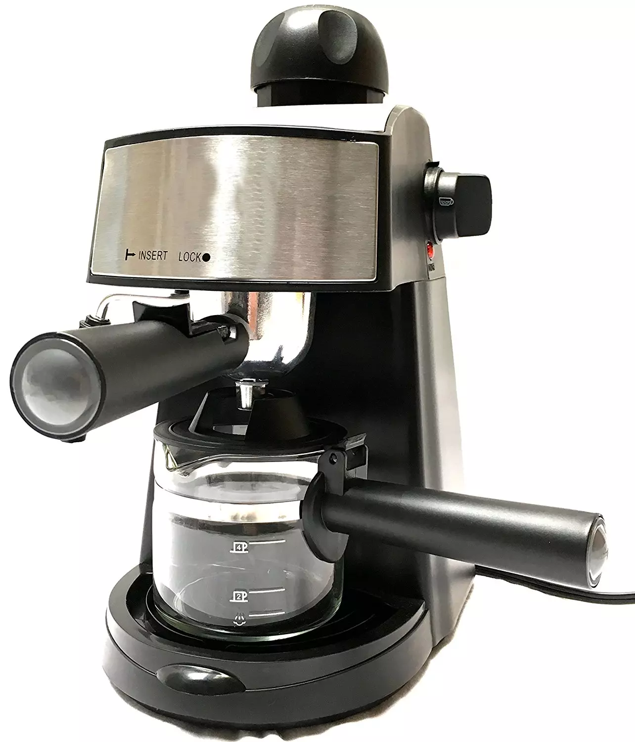 Steam Espresso နှင့် Cappuccino Maker တို့ကို သီးသန့်တင်သွင်းသည်။