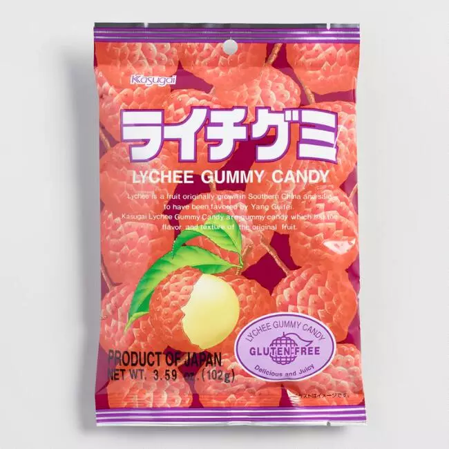 Candy Kasugai gumiszerű licsi