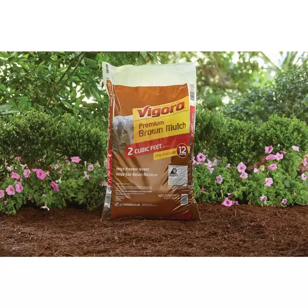 Vigoro brown mulch, igadi landscaping
