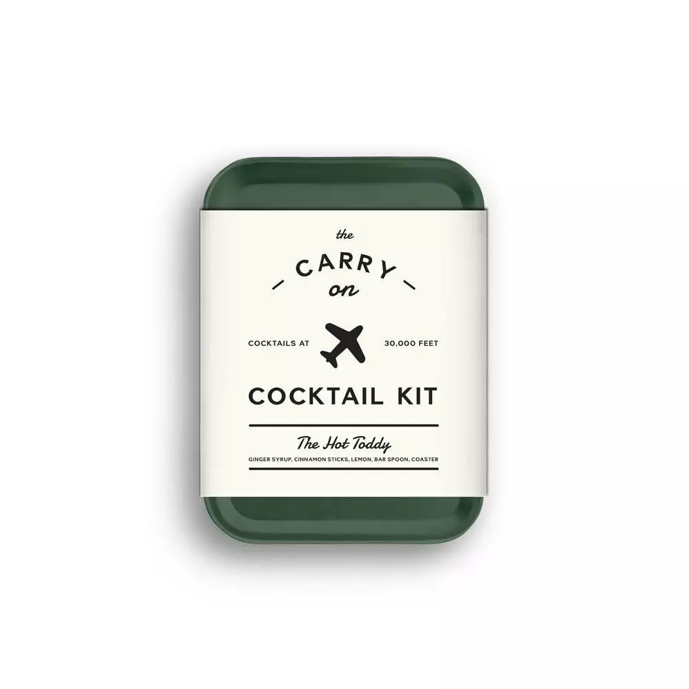 Cocktailsetti lentomatka kantaa sekoitinpakkaukset hot toddy kit