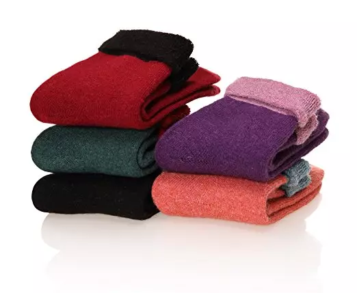 Dosoni ženske zimske čarape od merino vune