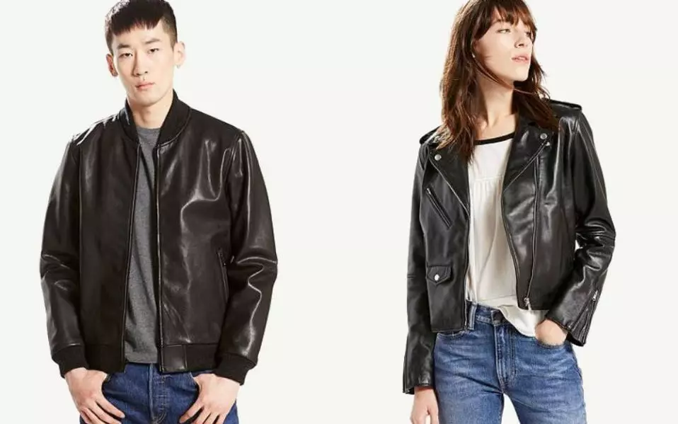 Levis leather jackets