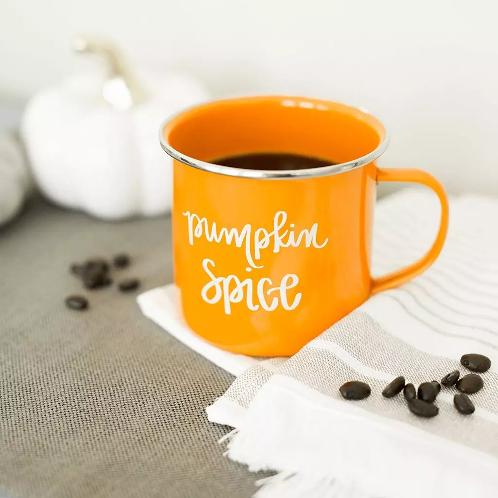 tazza di spezie di zucca