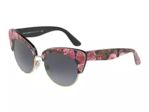 Dolce und Gabbana Sonnenbrille mit Rosendruck