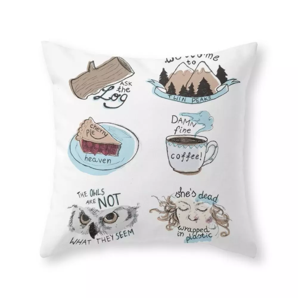 Twin Peaks Society6 Pillow