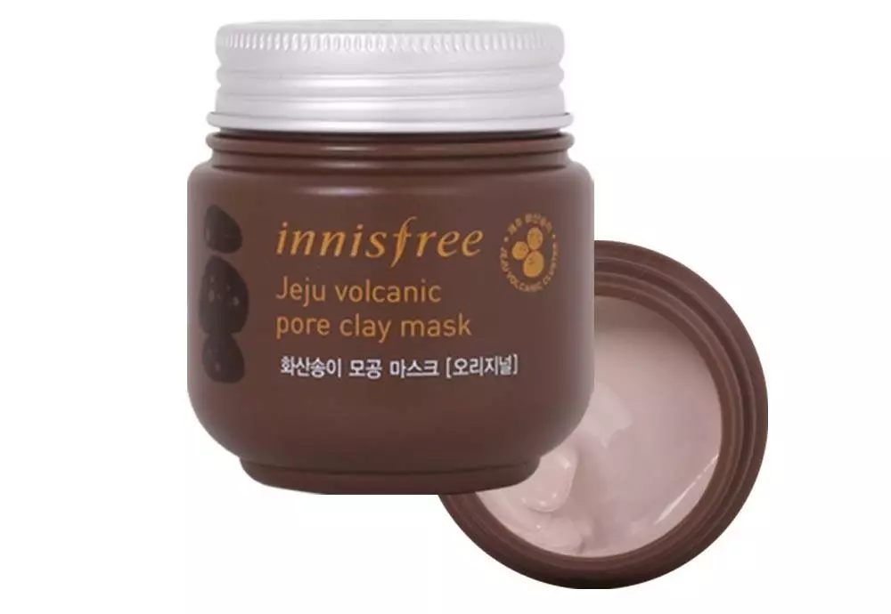 INNISFREE ჯეჯუს ვულკანური ფორების თიხის ნიღაბი