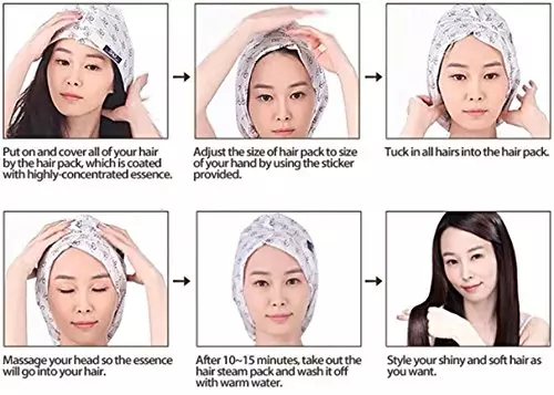Koreya Arqan Yağı Termal Buxar Saç Maskası