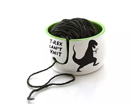 ໂຖປັດສະວະ yarn ທີ່ດີທີ່ສຸດ knitting crochet T-Rex ຕະຫລົກ