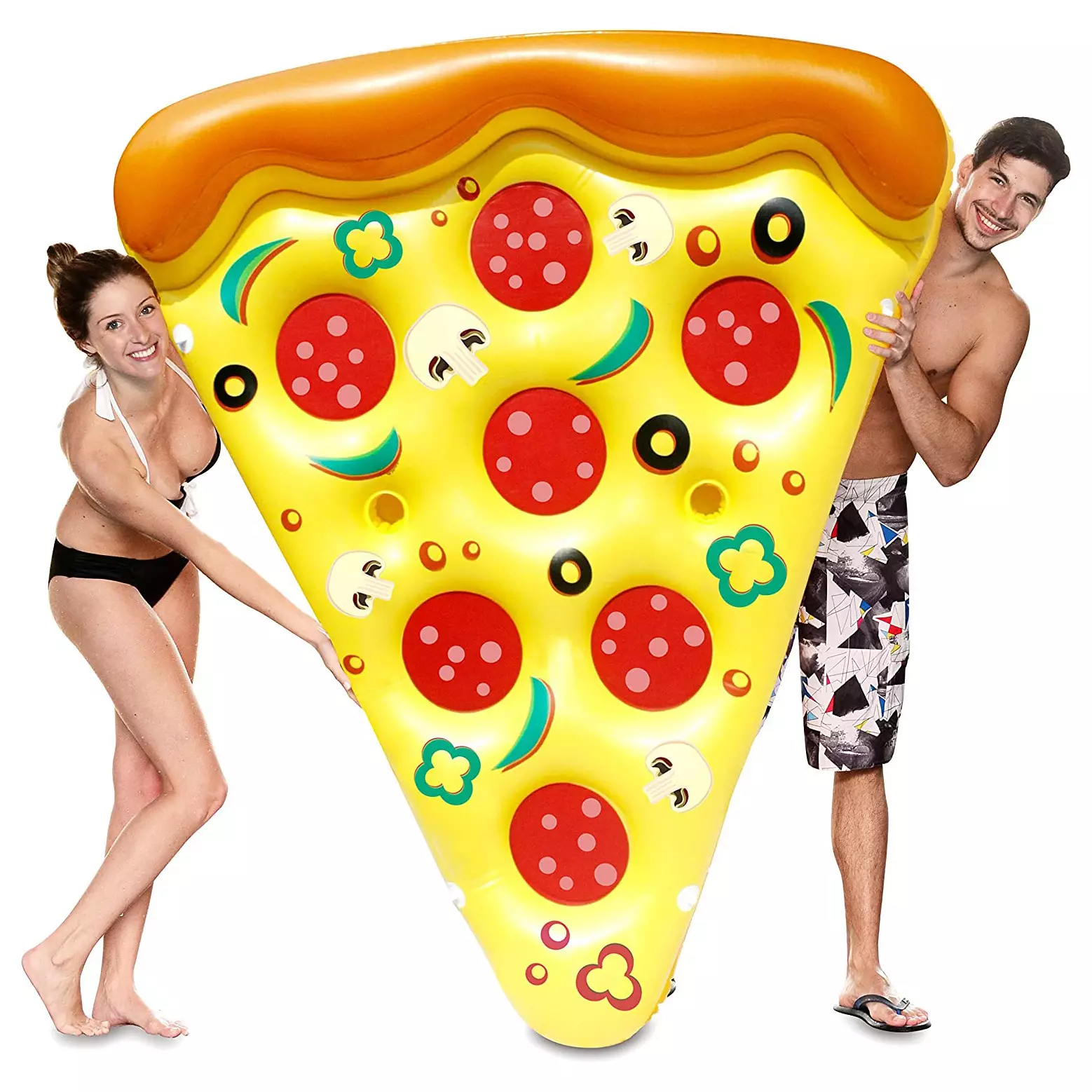 nnukwu ọdọ mmiri na-ese n'elu, JOYIN Giant inflatable Pizza Slice Pool Float