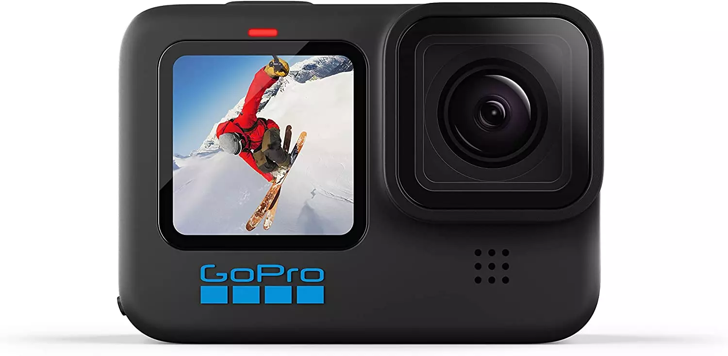 ਕਾਲੇ ਰੰਗ ਵਿੱਚ GoPro HERO 10।