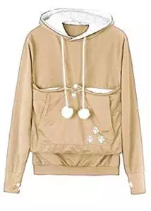 Kangaroo Pouch Pet Carrier-hoodie voor dames van Anbech