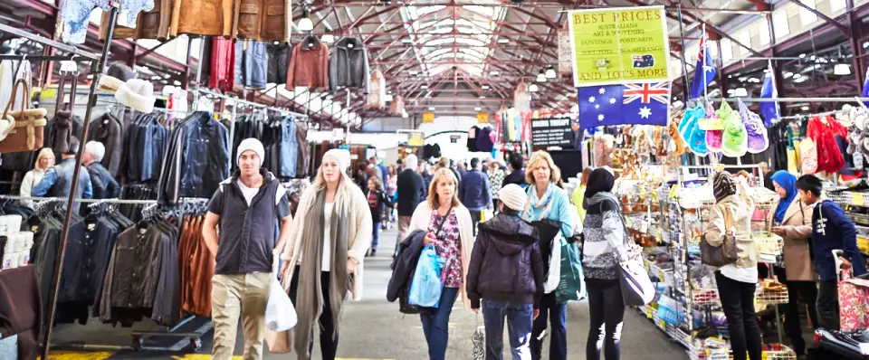 čo robiť v Melbourne, Austrália najlepšie atrakcie Queen Victoria Market nakupovanie