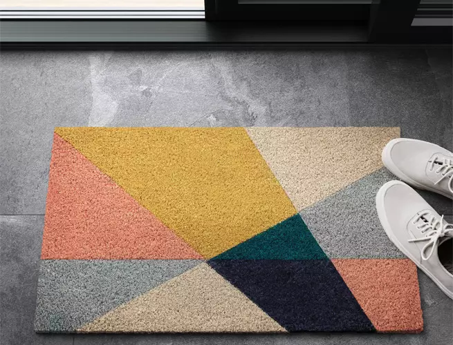 ເປົ້າໝາຍ Geo Triangles Doormat