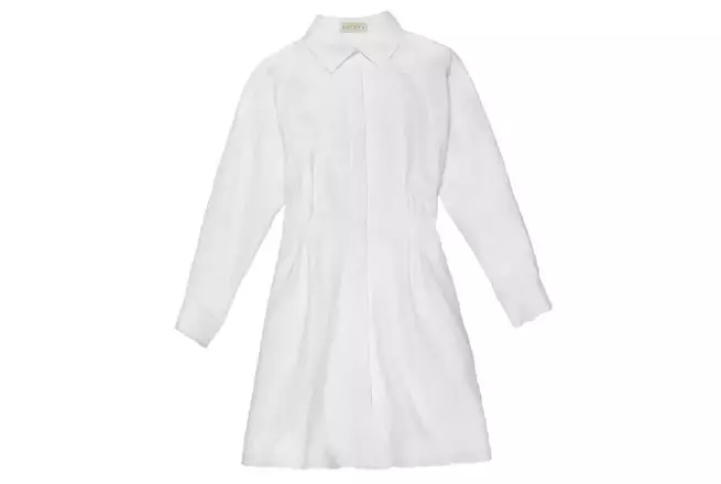 Biele košeľové šaty Datura