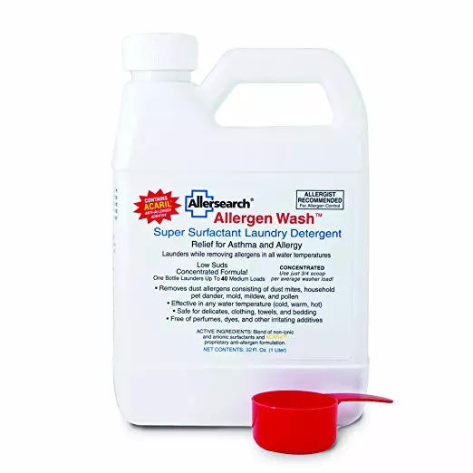 Acaril alerģijas veļas mazgāšanas līdzeklis