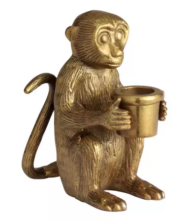 подсвечник обезьяна дешевый декор H&M Home онлайн