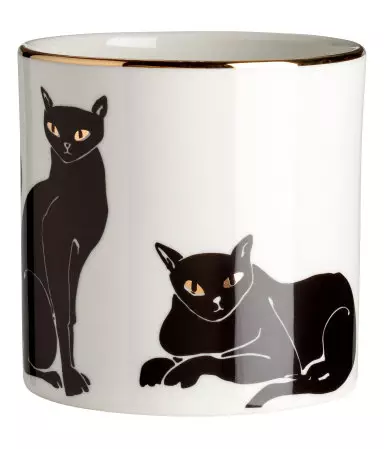 decoración barata H&M Home online macetero gatos