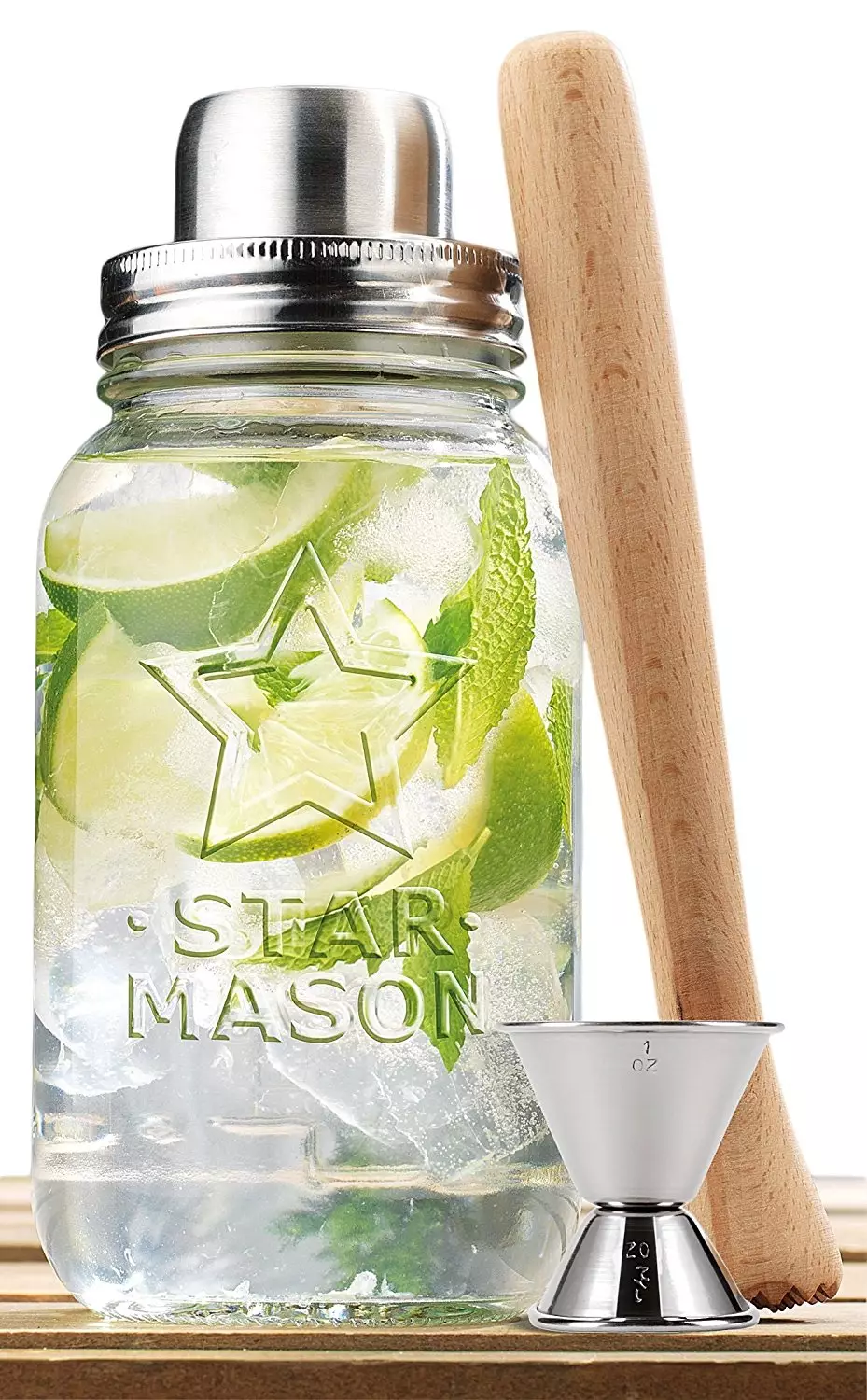 ehome mason jar კოქტეილის შეკერი