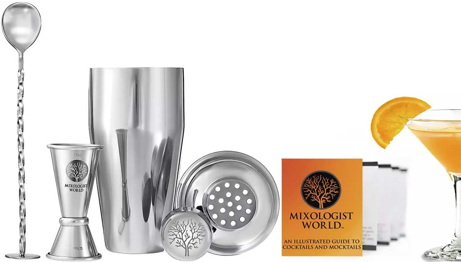 mixologist world cocktail shaker set