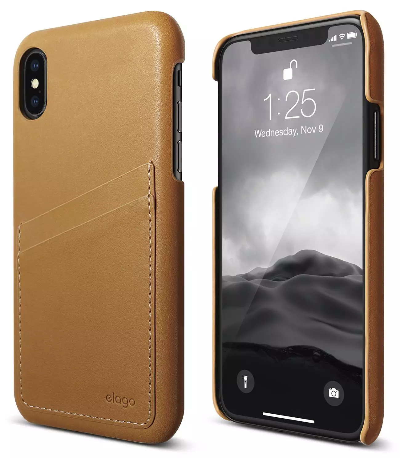 iPhone X fundas 6 mejor teléfono de cuero elago italiano