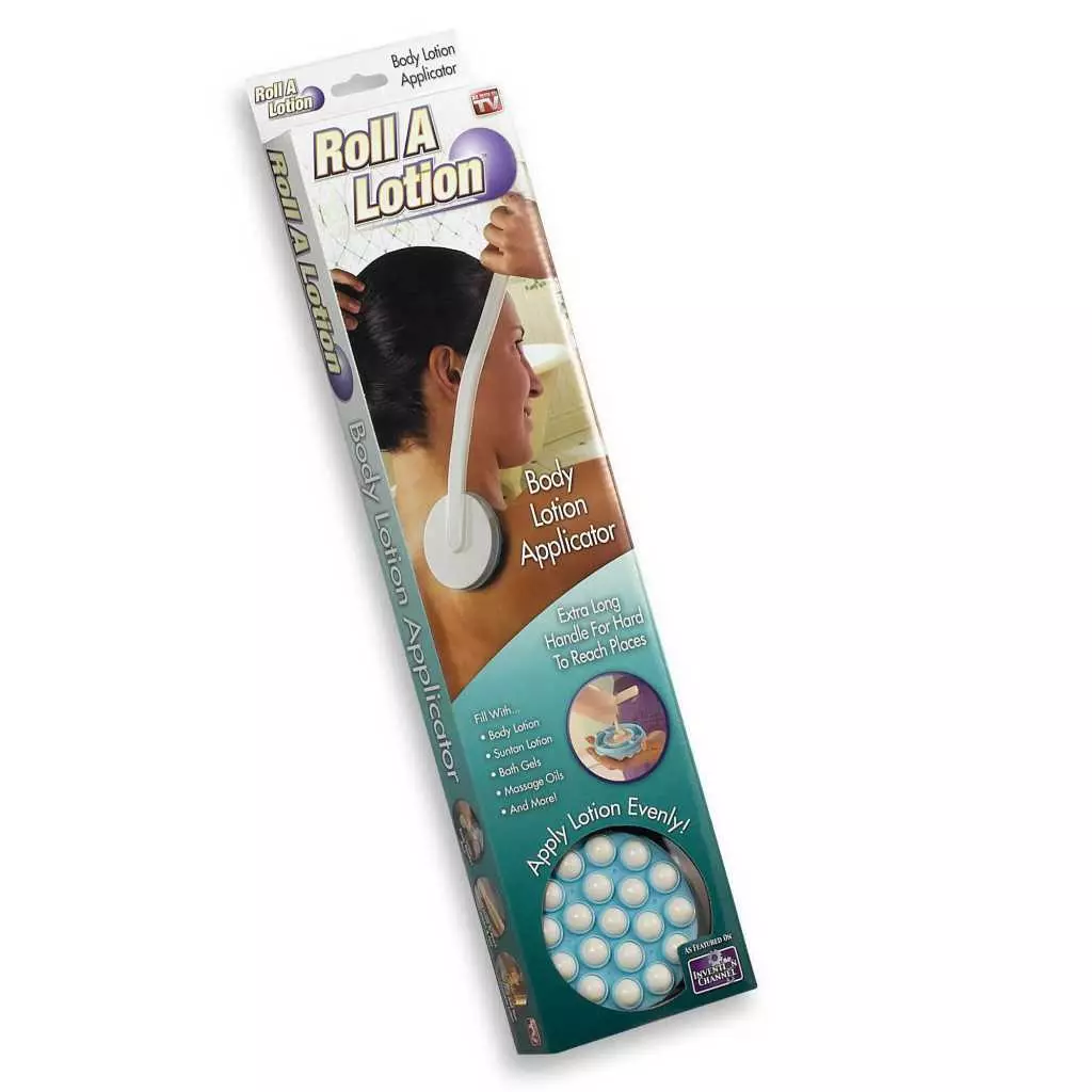 Roll lotion applicator