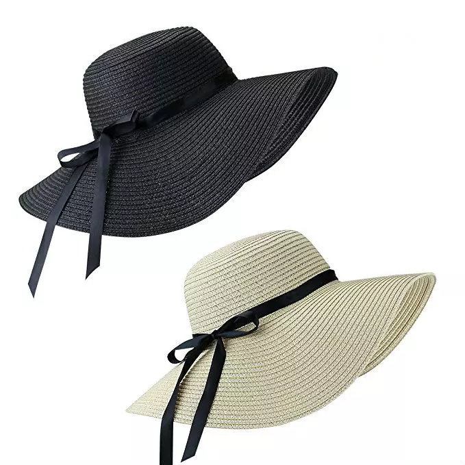 paquete de dos sombreros de paja